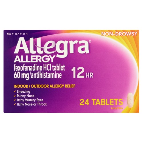 Allegra - Tablets - 24 Ct - 1 Pack – Go Direct Foods Distro.