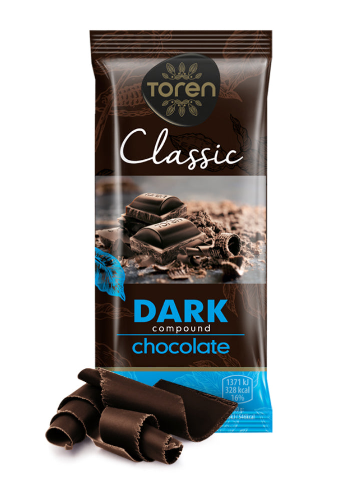 Toren classic dark compound chocolate 52g 24pk – Go Direct Foods Distro.