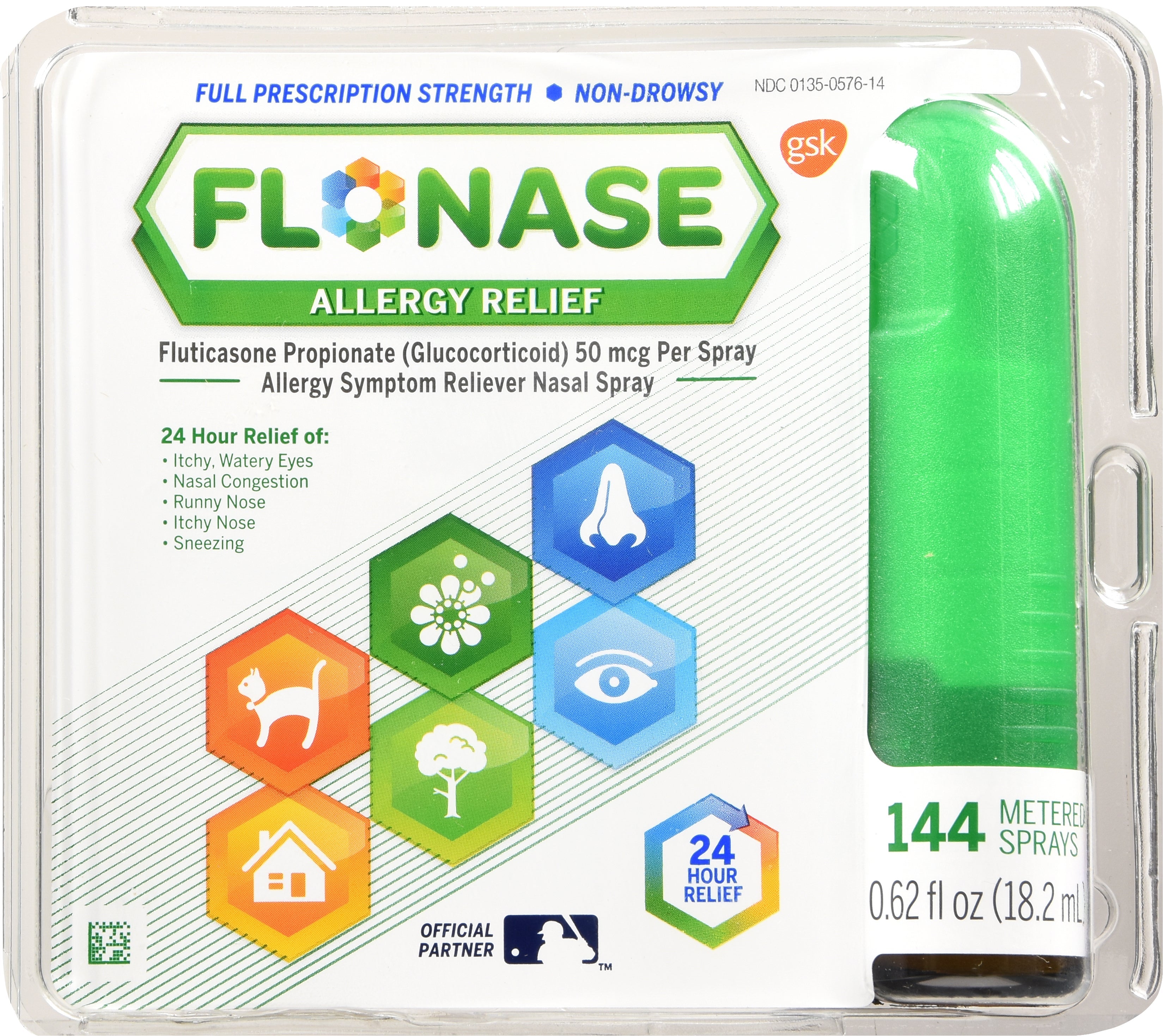 Flonase - Nasal Spray - 144 Sprays - 1 Pack – Go Direct Foods Distro.