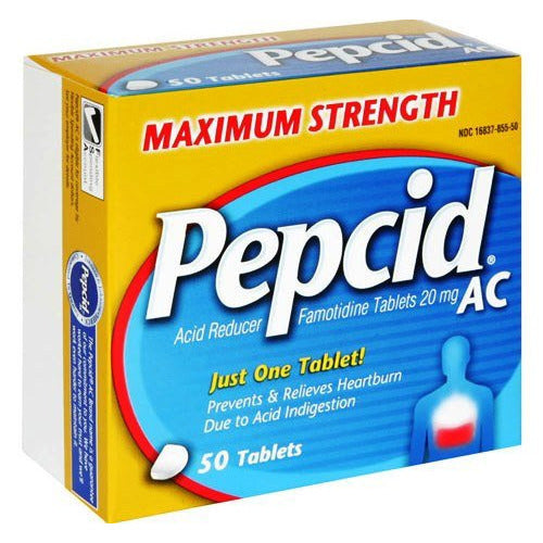 Pepcid - Ac - Max Strength - 50 Tablets - 1 Pack – Go Direct Foods Distro.
