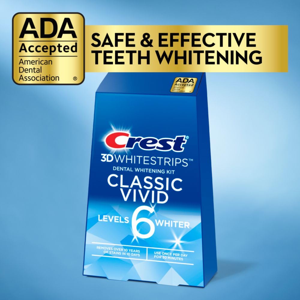 Crest - Whitestrips - Vivid - 20 Strips - 1 Pack – Go Direct Foods Distro.