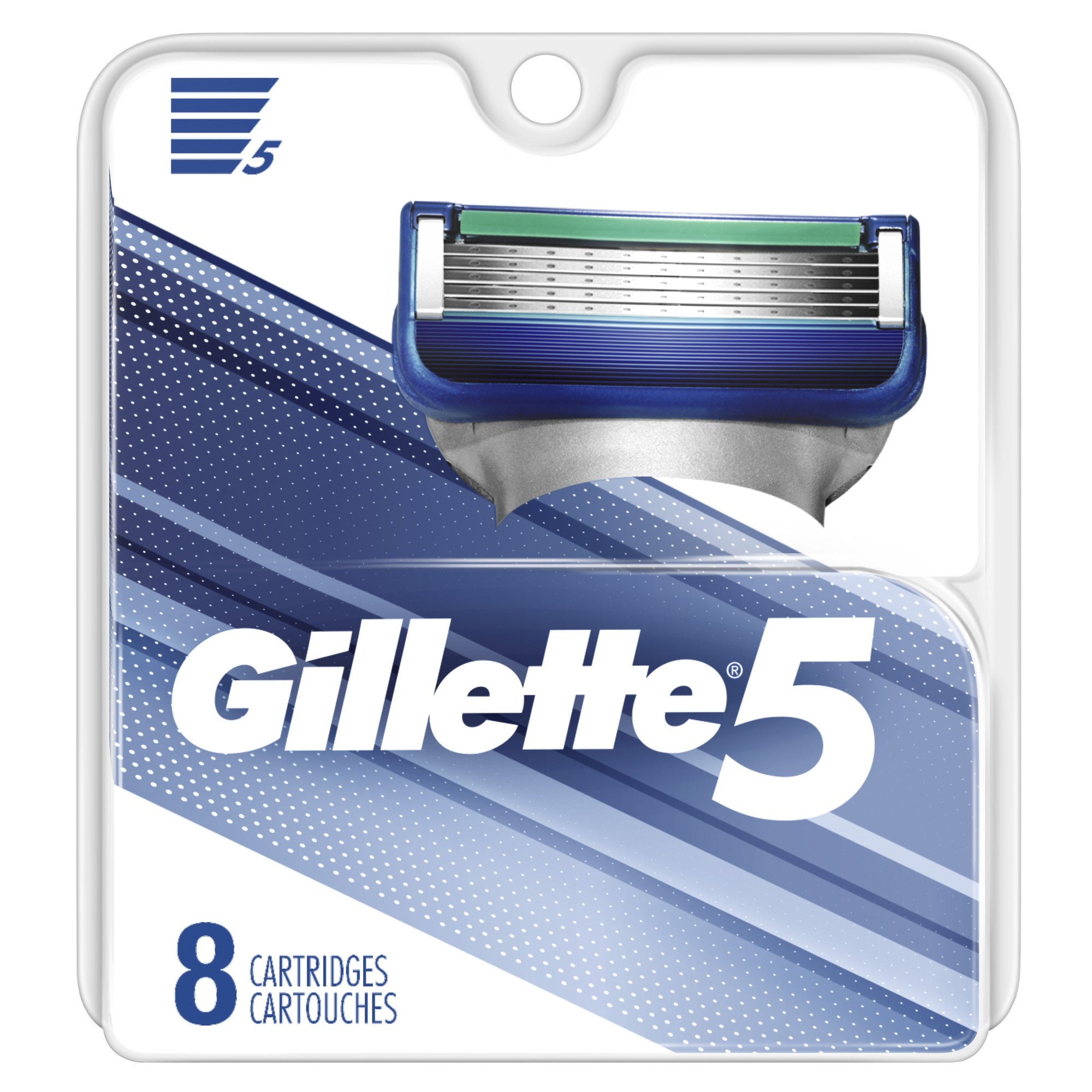 Gillette Blade Refill - Gillette5 - 8 Cartridges - 36 Pack – Go Direct ...